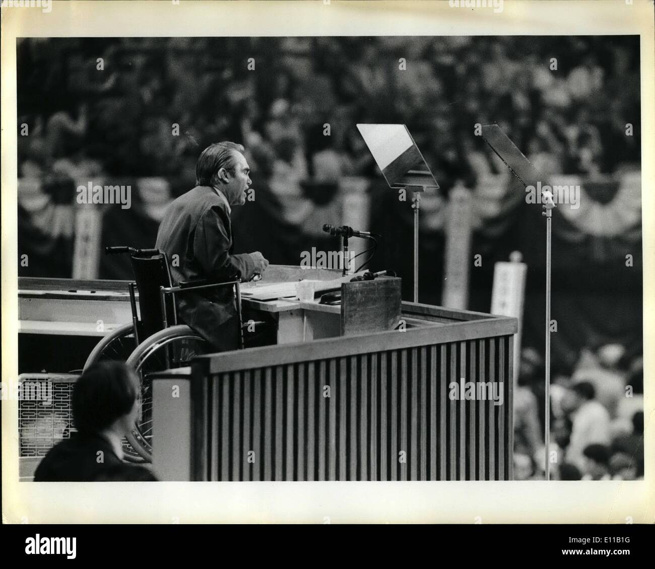Jul. 07, 1976 - George Wallace at the Democratic convention, July 1976 ...