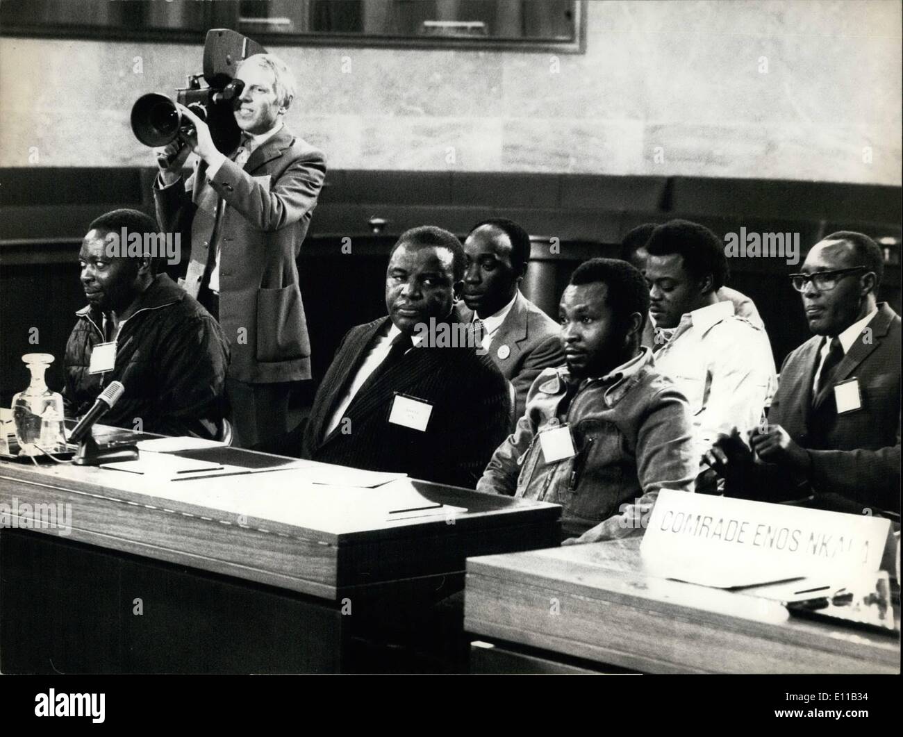 Oct. 10, 1976 - Geneva-Conference on Rhodesia: Picture from the opening ...