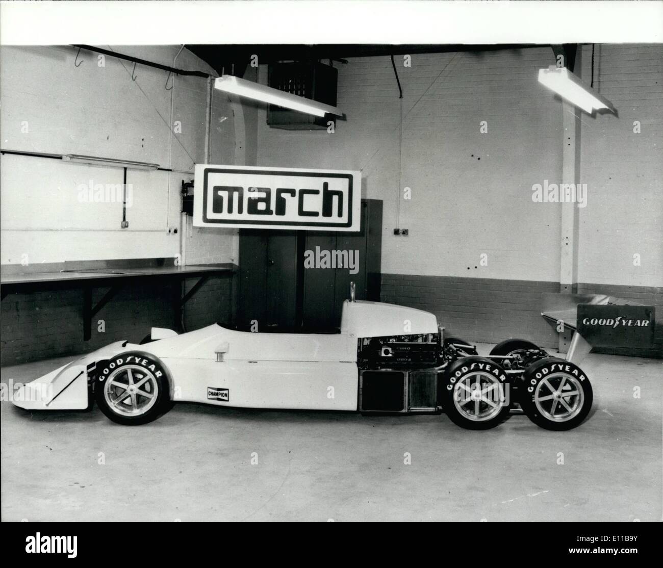 Marchs six wheeler racing car with difference hi-res stock photography ...