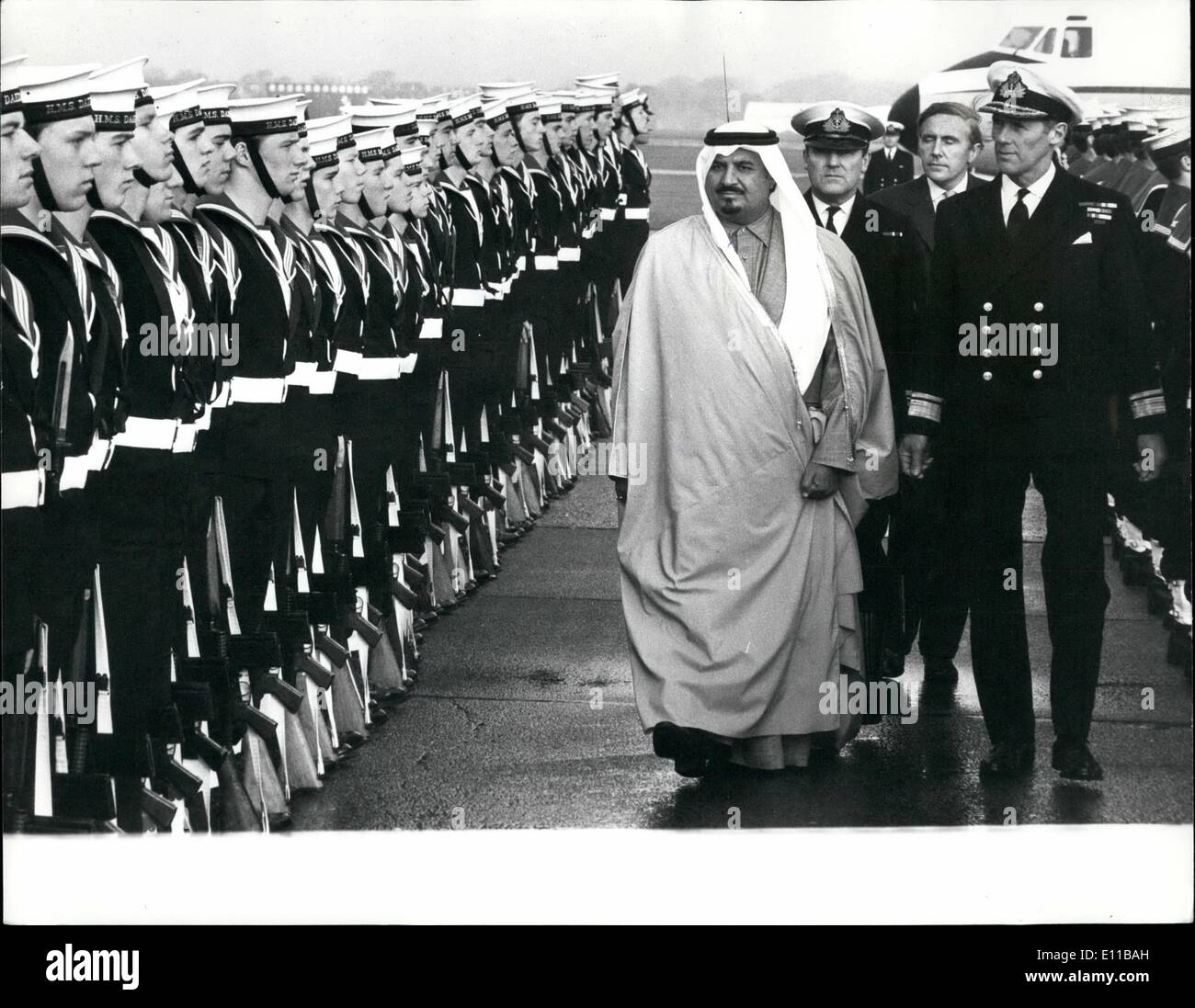 Nov. 11, 1976 - Saudi Arabian Prince Visit H.M.S. Daedalus: H.R.H ...