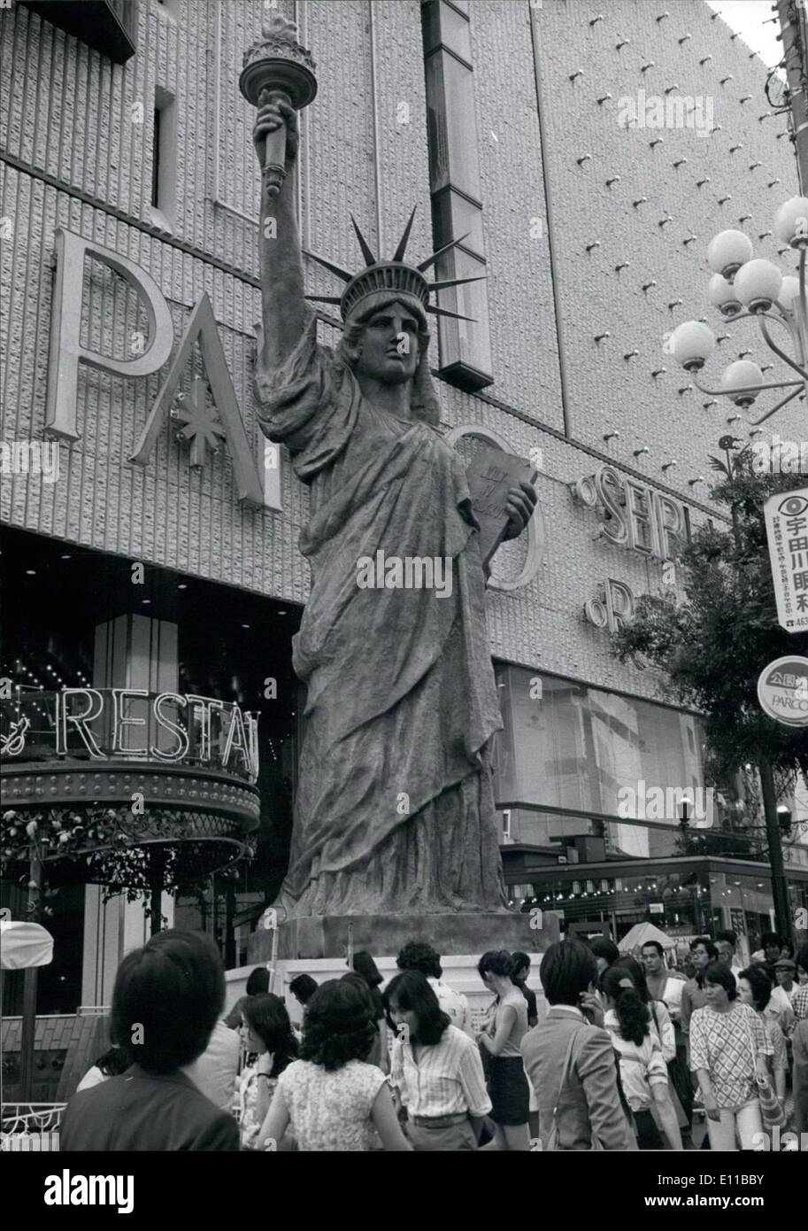 Jul. 07, 1976 - One More Statue of Liberty in Tokyo Several Statues of ...