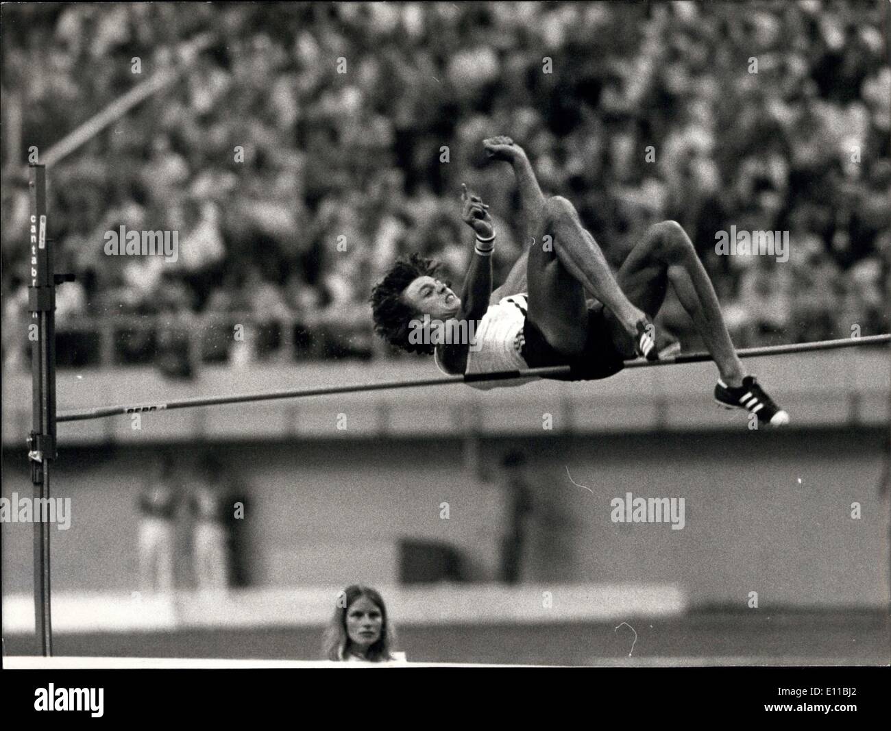 Aug. 03, 1976 - Jacek Wszola (Poland) won the high jump at the Olympic ...