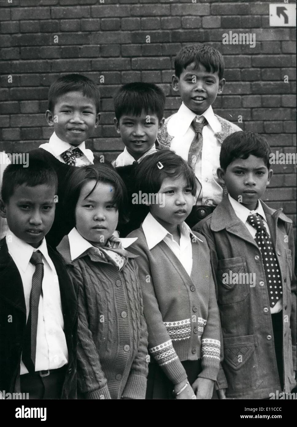Sep. 09, 1976 - Under privileged children from Thailand arrive in ...