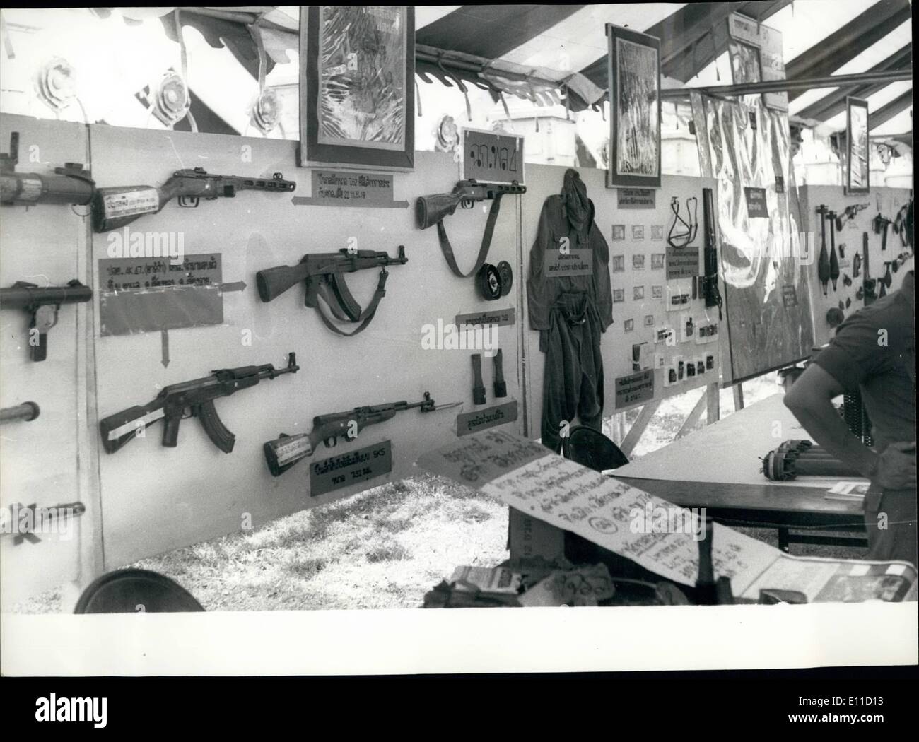 Apr. 04, 1977 - EXHIBITION OF COMMUNIST INSURGENT'S WEAPONS ON SHOW IN ...