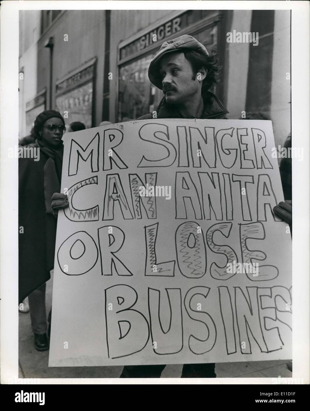 Apr. 04, 1977 - Gay demonstration against singer/actress Anita Byant ...