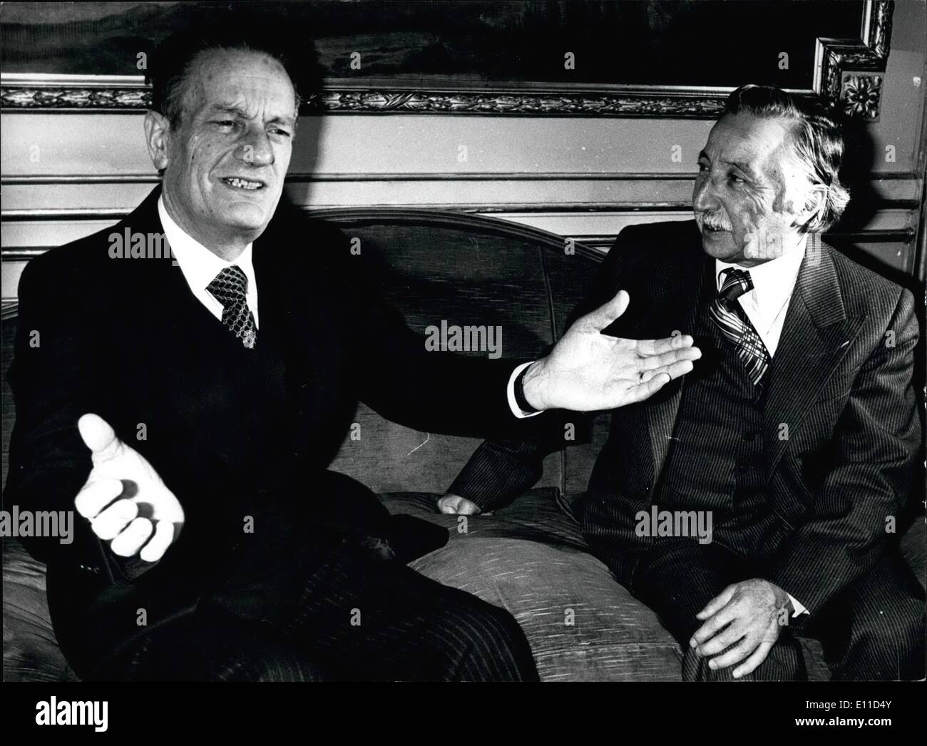 Feb. 02, 1977 - Chile communist leader Luis Corvalan is paying a visit ...