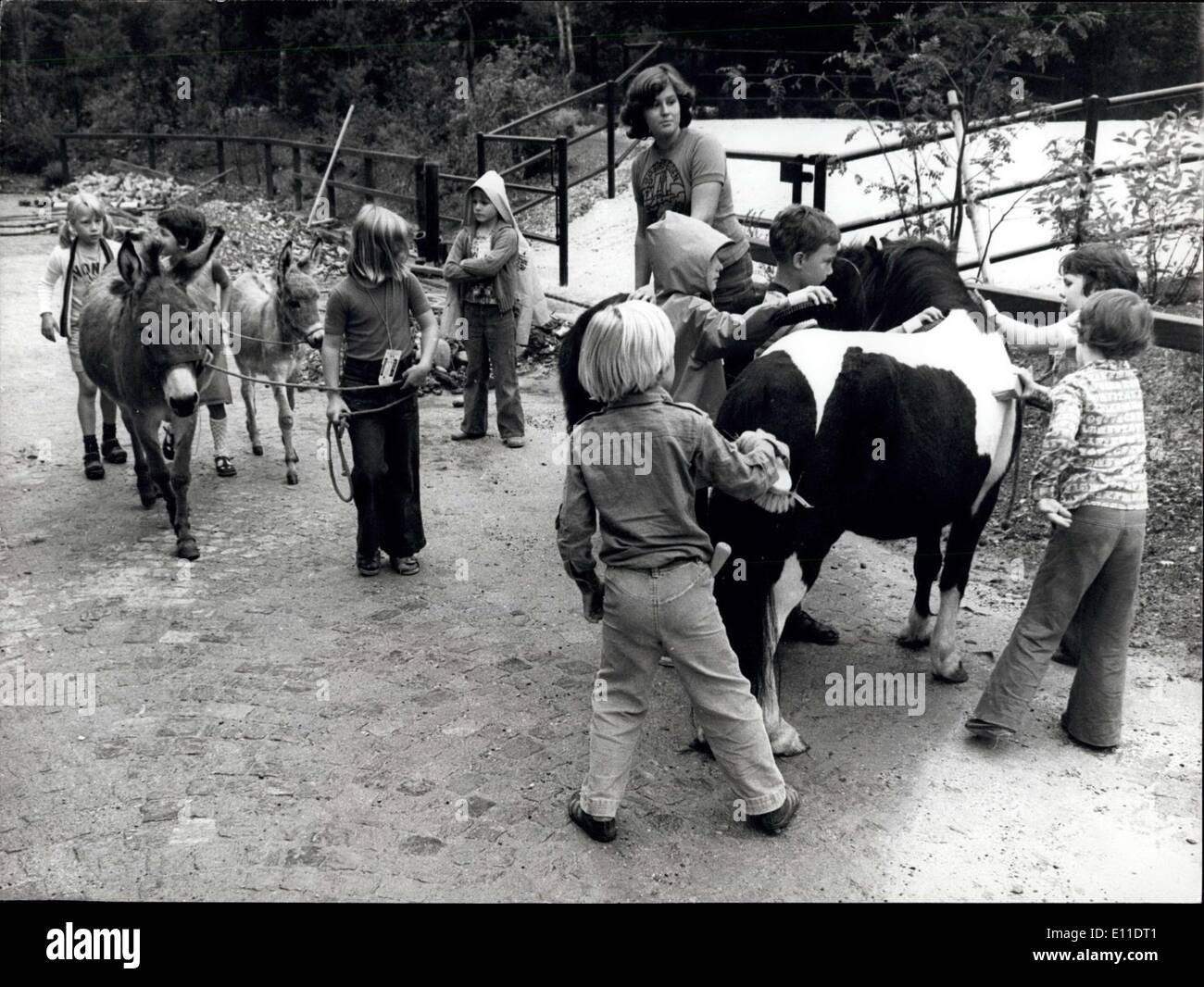 Aug. 25, 1977 - Children's Zoo at Basle: This week at Basle zoo there ...