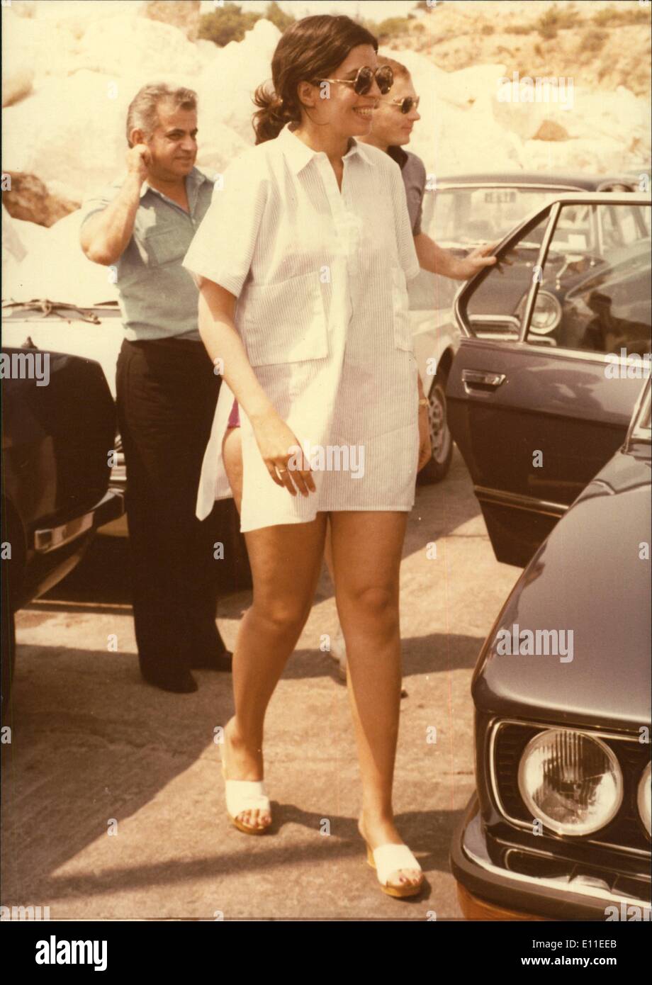 1977 christina onassis hi-res stock photography and images - Alamy