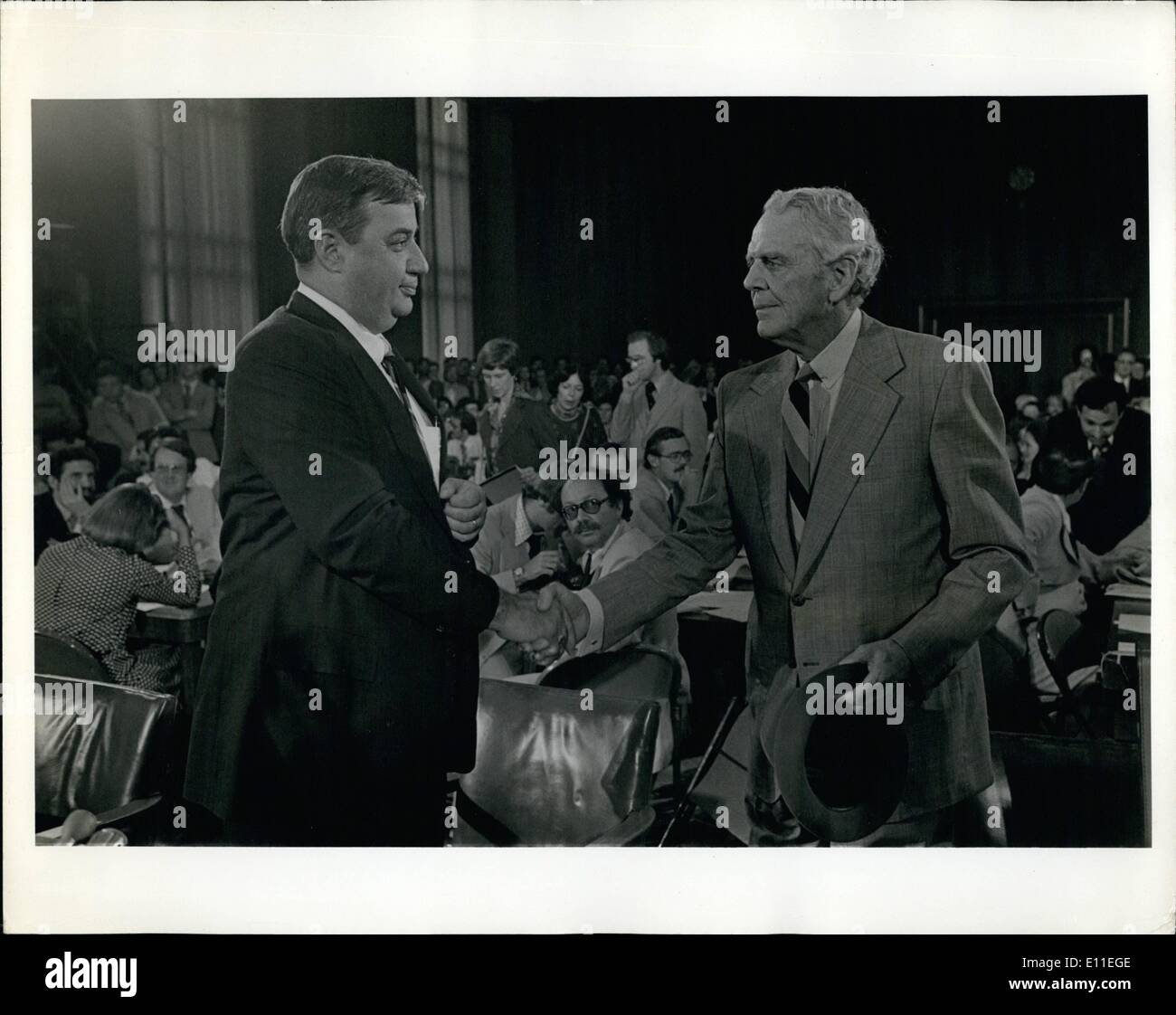 Sep. 09, 1977 - Bert Lance (L) Director Of The Office Of Management And ...