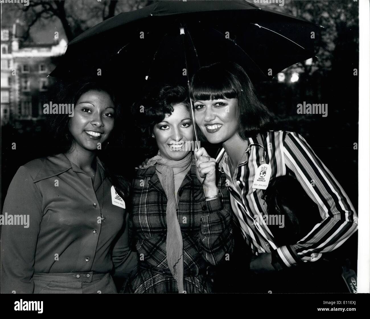 Oct. 10, 1977 - Miss World Contestants Arrive In London For The Miss ...