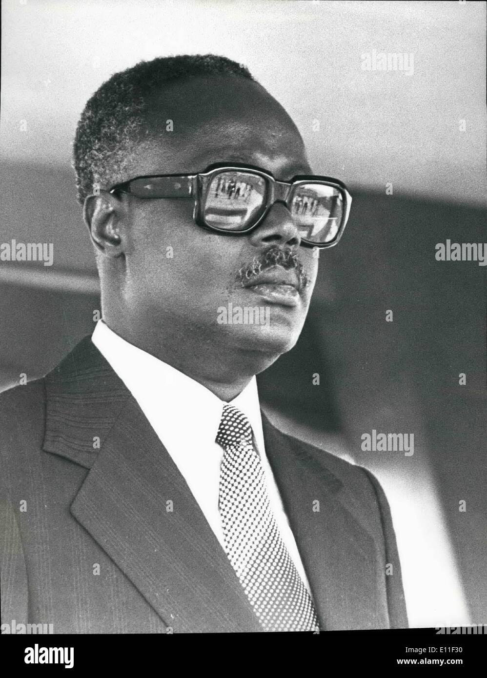 Jul. 07, 1977 - Malloum Chad: General Felix Malloum, President of Chad ...