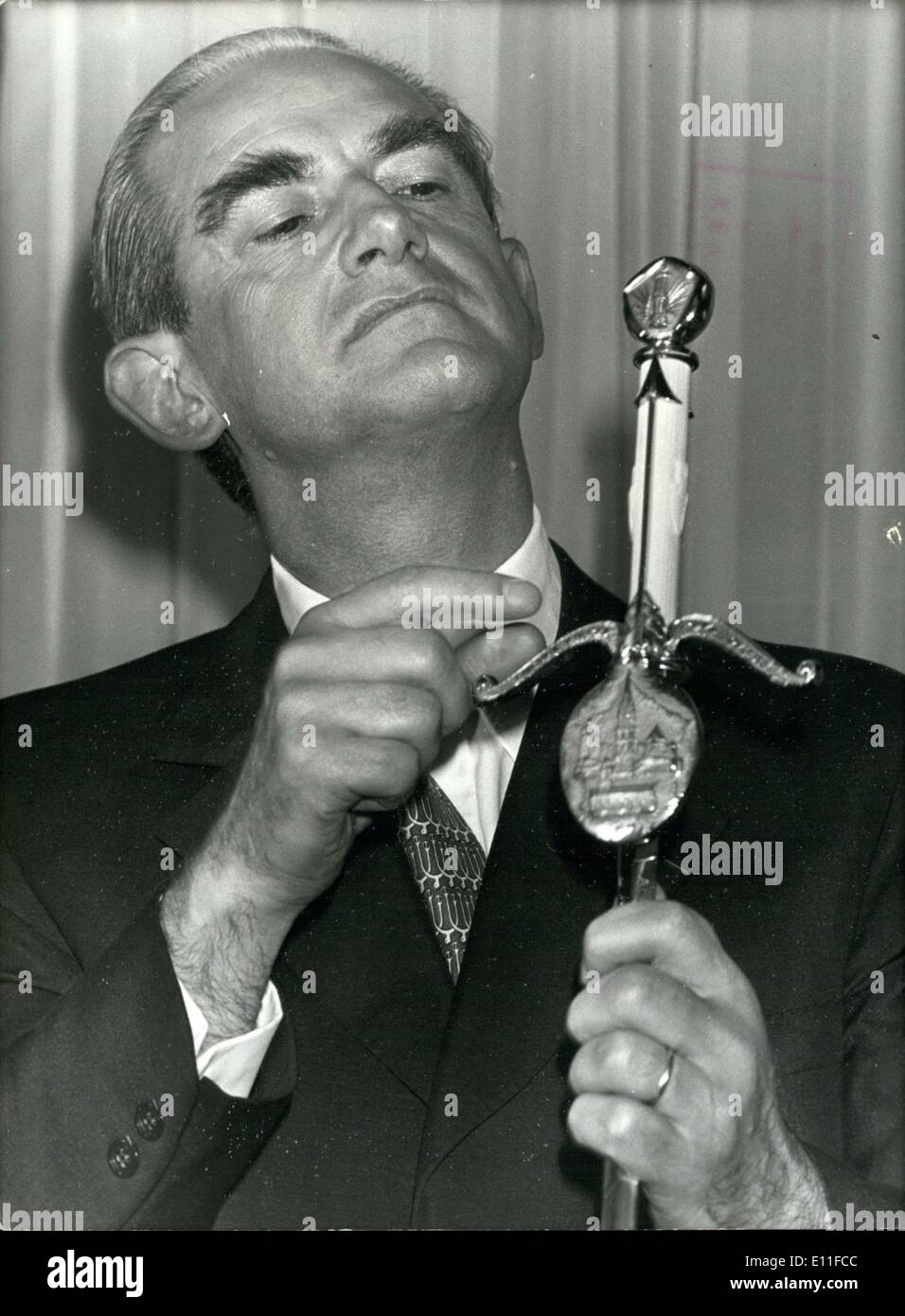Oct. 11, 1977 - Alain Peyrefitte, Minister of Justice, who will be ...