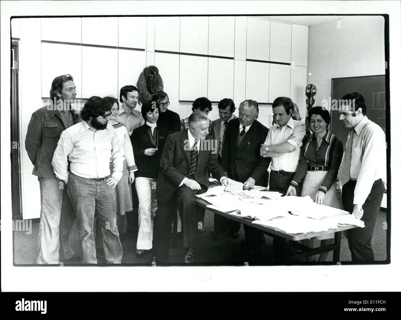 Oct. 12, 1977 - Chemistry Nobel Prize Winner Ilya Prigogine with ...