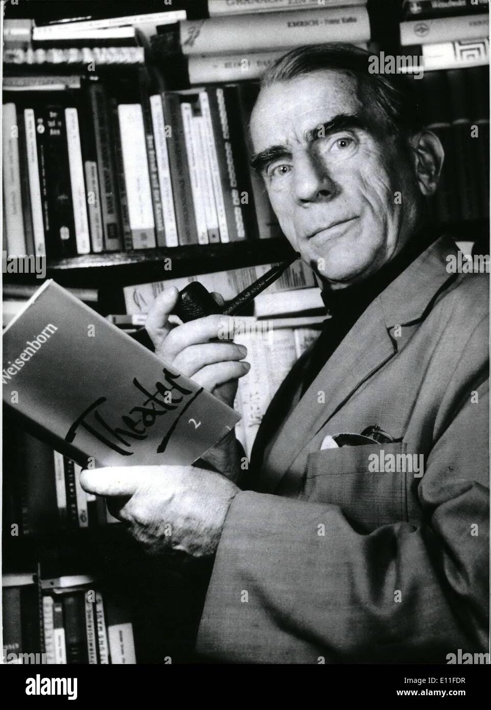 Jul. 07, 1977 - 75th Birthday of Gunther Weisenborn; 75 years ago, on ...