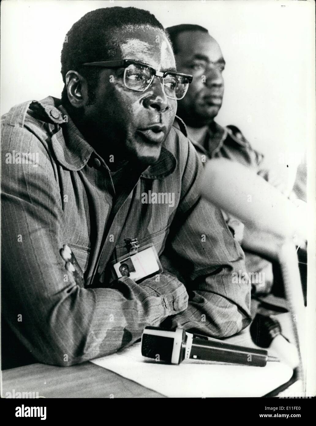 Jul. 07, 1977 - African heads of State at OAU Summit meeting in Gabon ...