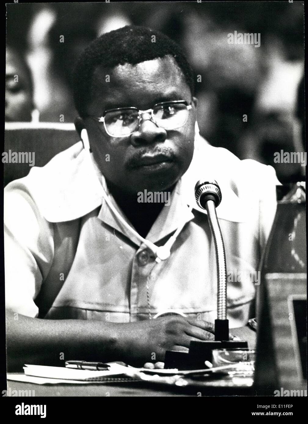 Jul. 07, 1977 - Mkapa Tanzania: Ben W. Mkapa, Minister for Foreign ...