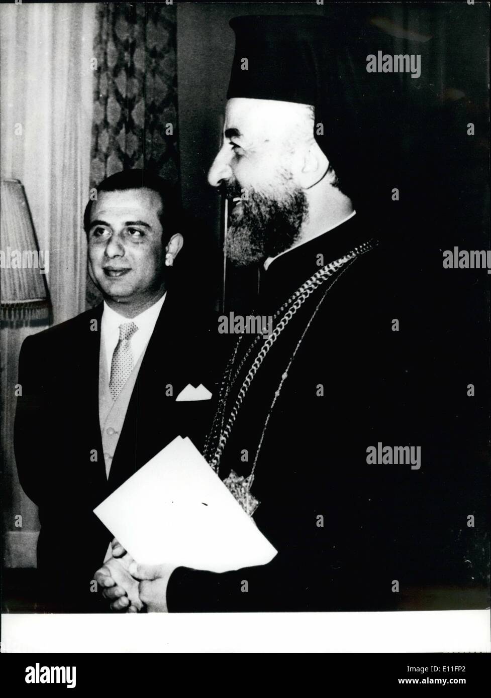 Aug. 08, 1977 - Recent picture of Spyros Kyprianou, new acting ...