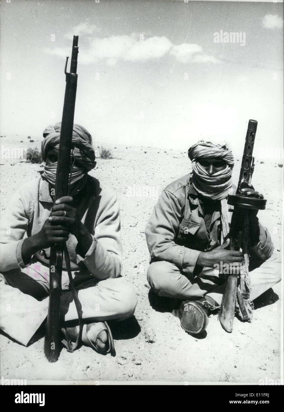 Oct. 28, 1977 - Fighters Polisario French Front With Arms Western ...
