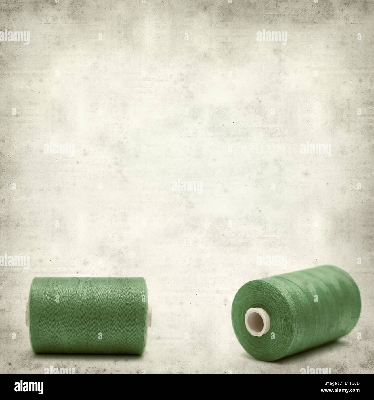 textured old paper background with sewing thread Stock Photo - Alamy