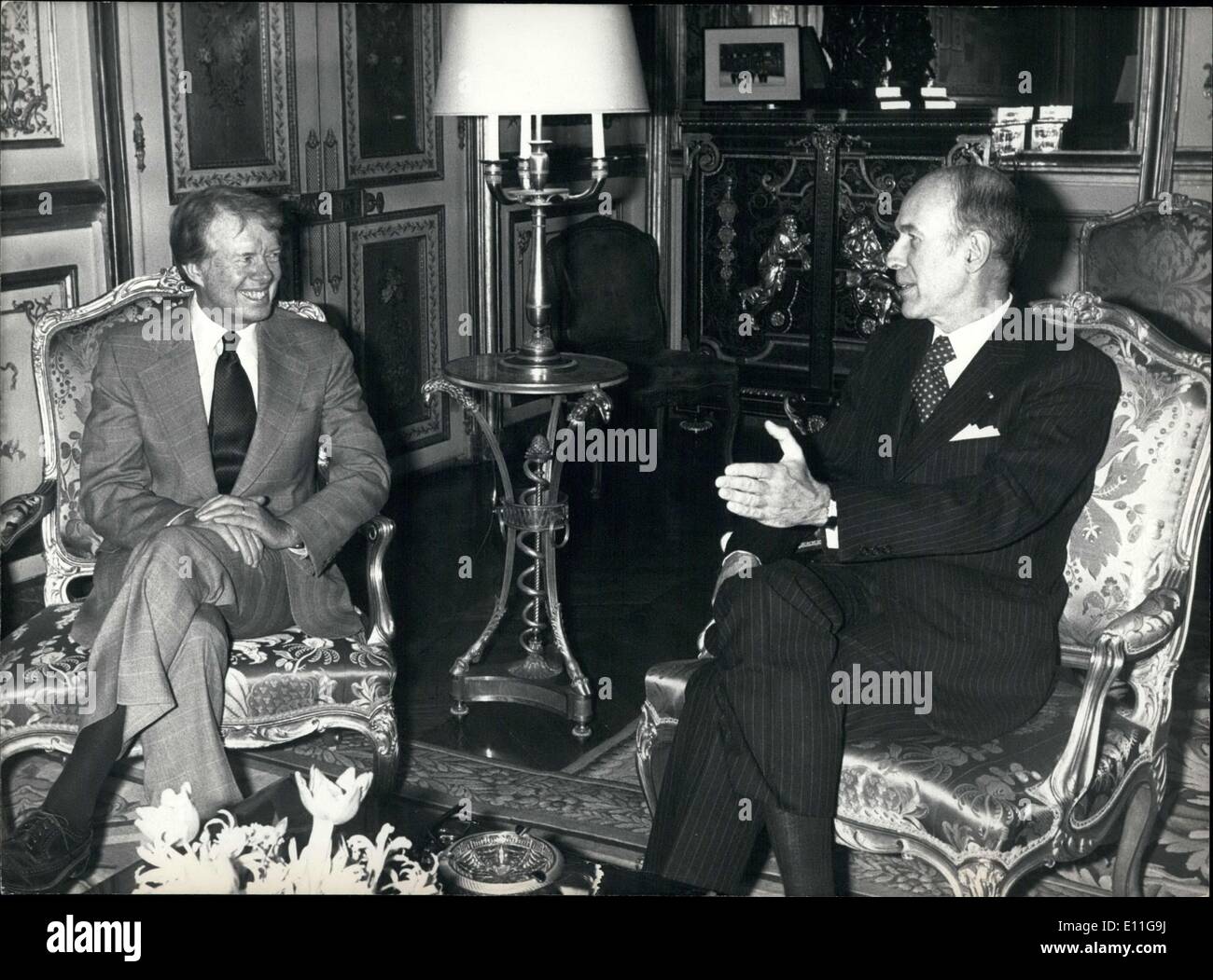 Jimmy carter giscard hi-res stock photography and images - Alamy