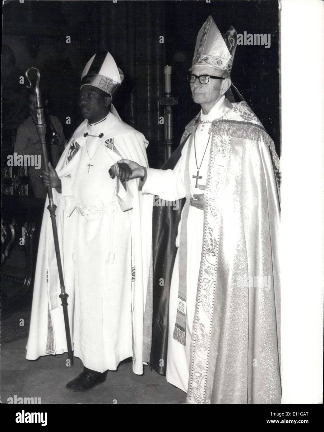 Jan. 16, 1978 - Conlecration of African Bishop at Westminster Abby ...