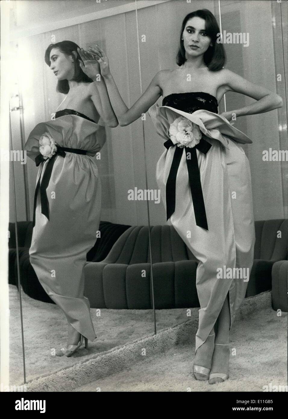 Jan. 19, 1978 - Pierre Model in Cardin Spring-Summer Collection ...