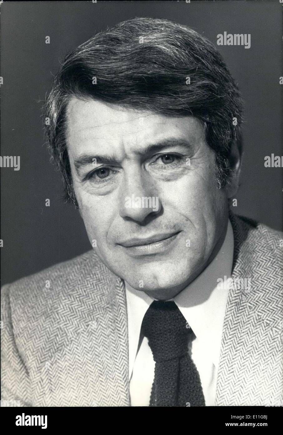 Jan. 23, 1978 - Roger Gicquel,television host in France Stock Photo - Alamy