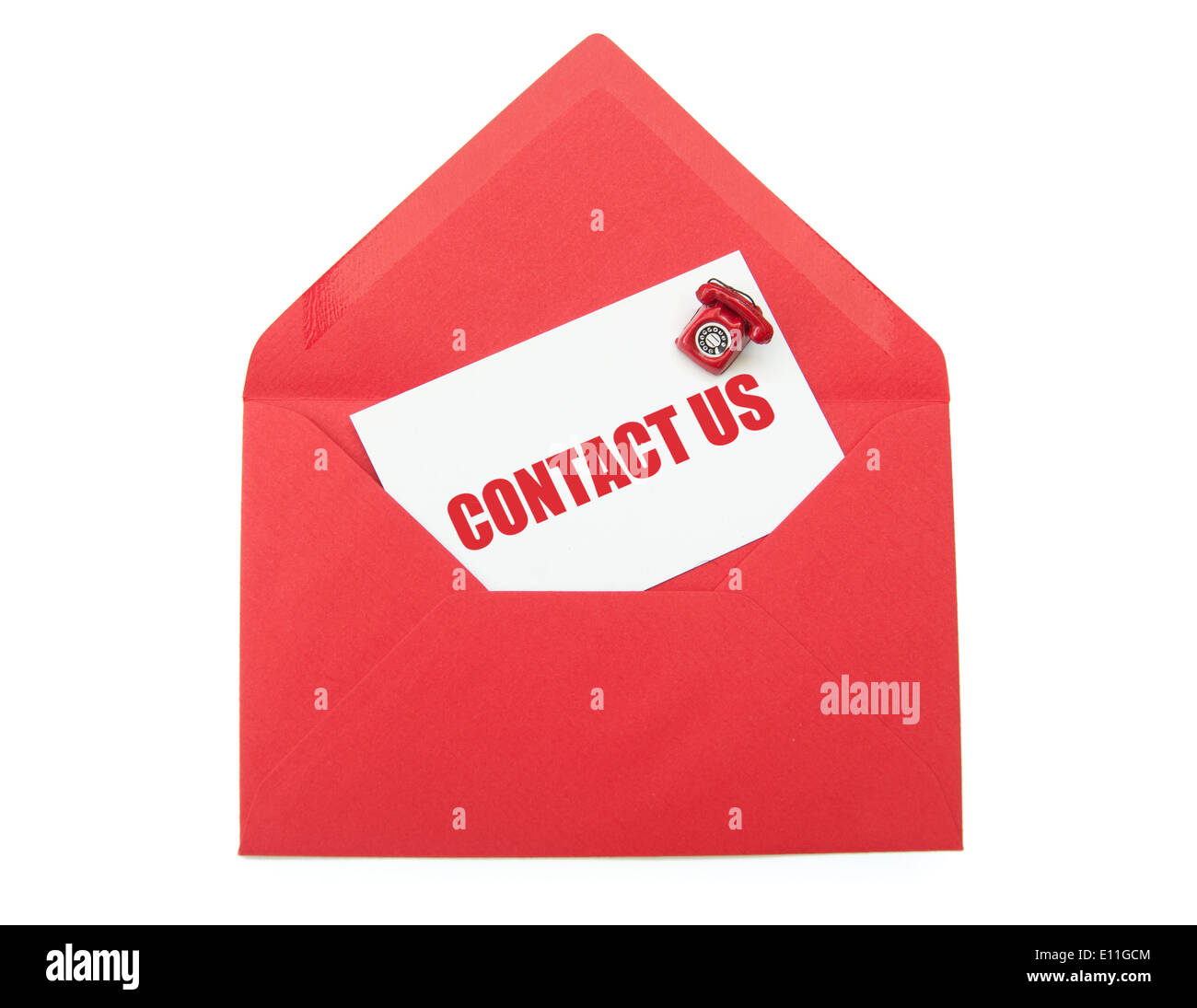 Contact us Cut Out Stock Images & Pictures - Alamy