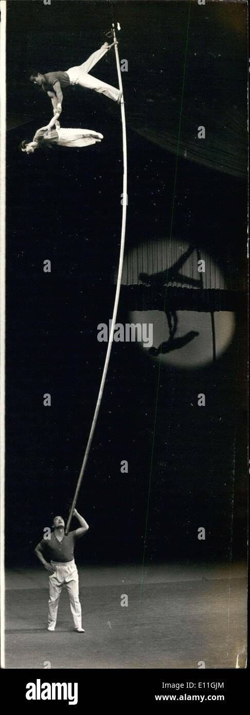 Nov. 26, 1977 - Circus performers from Korea at Versailles sports arena ...