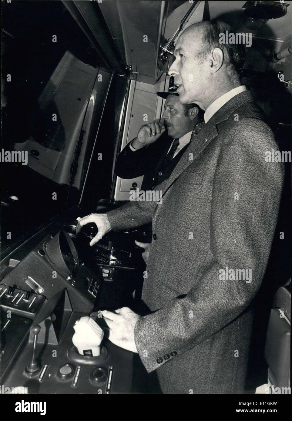 Dec. 09, 1977 - President Valery Giscard d'Estaing is pictured here at ...