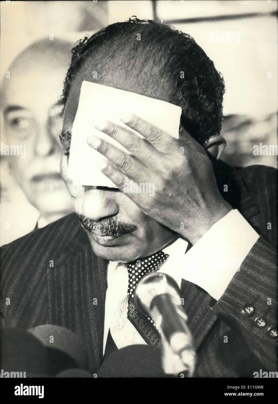Egypts president anwar sadat hi-res stock photography and images - Alamy
