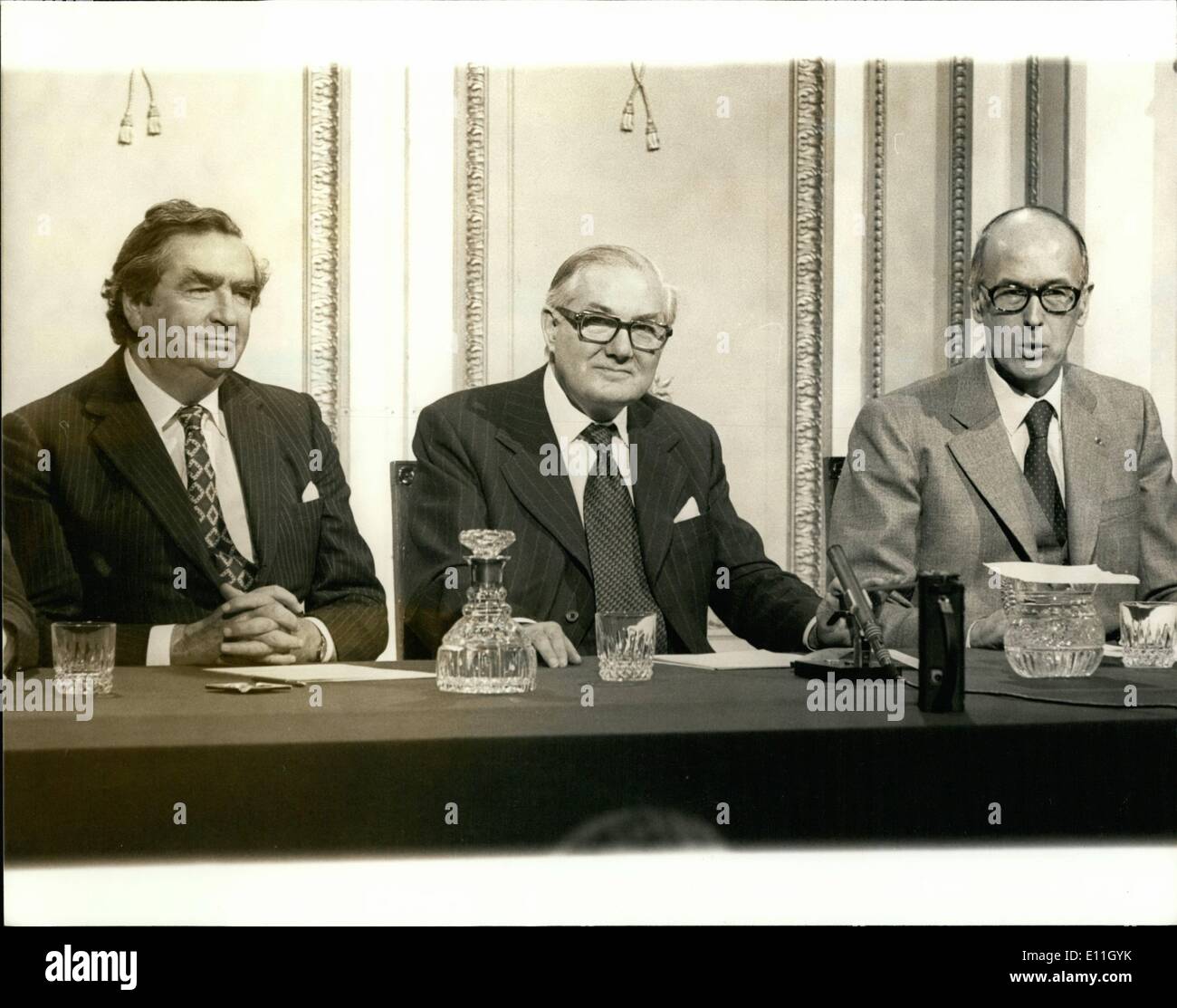 Dec. 12, 1977 - President Giscard d'Estaing and Prime Minister ...