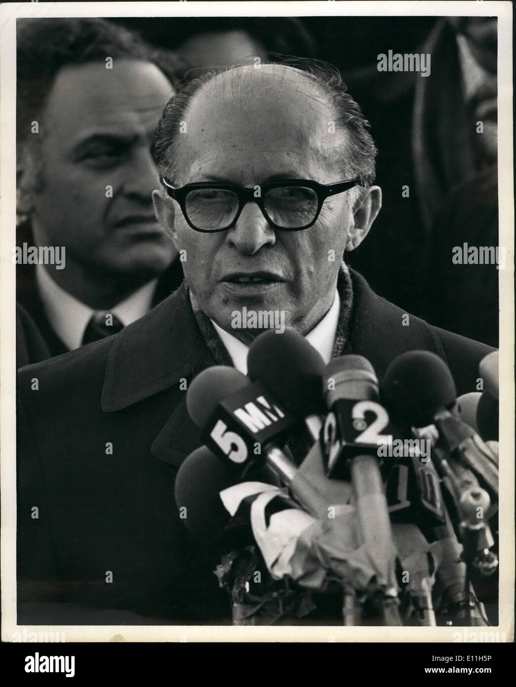 Mar. 03, 1978 - Menachem Begin JFK Airport New York Stock Photo - Alamy