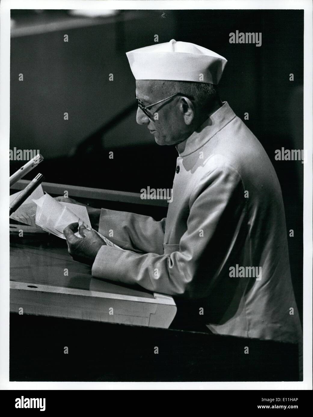 Morarji desai hi-res stock photography and images - Alamy