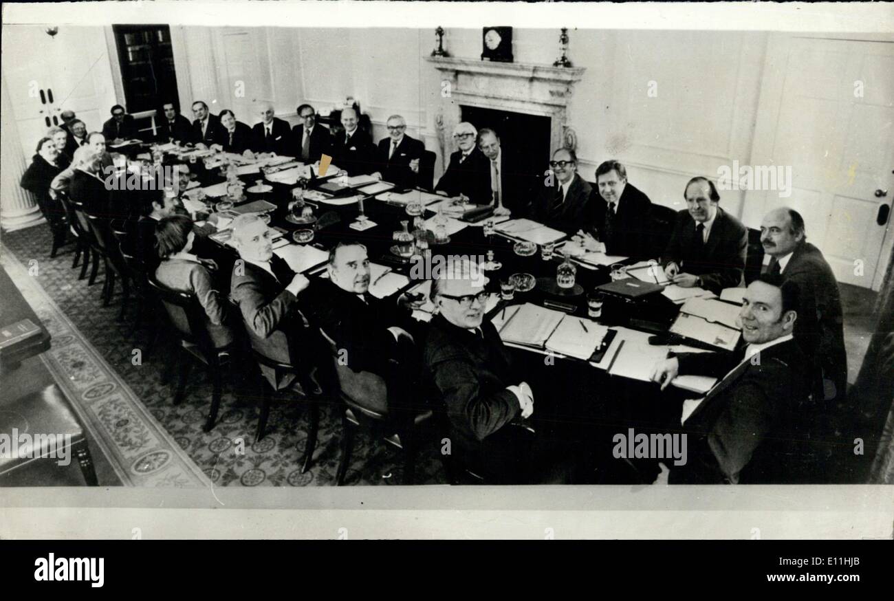 Mar. 13, 1978 - March 13 1978 - First picture of a Cabinet in Session ...