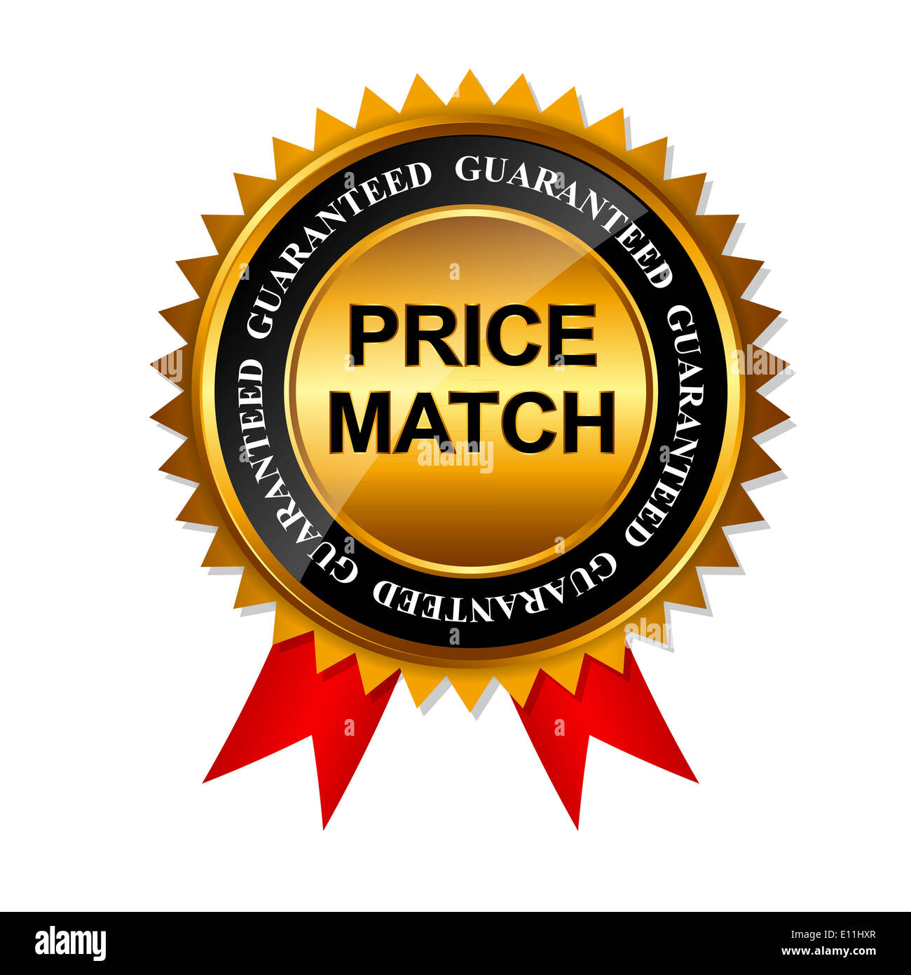 Gold Label Sign Template Vector Illustration Stock Photo - Alamy