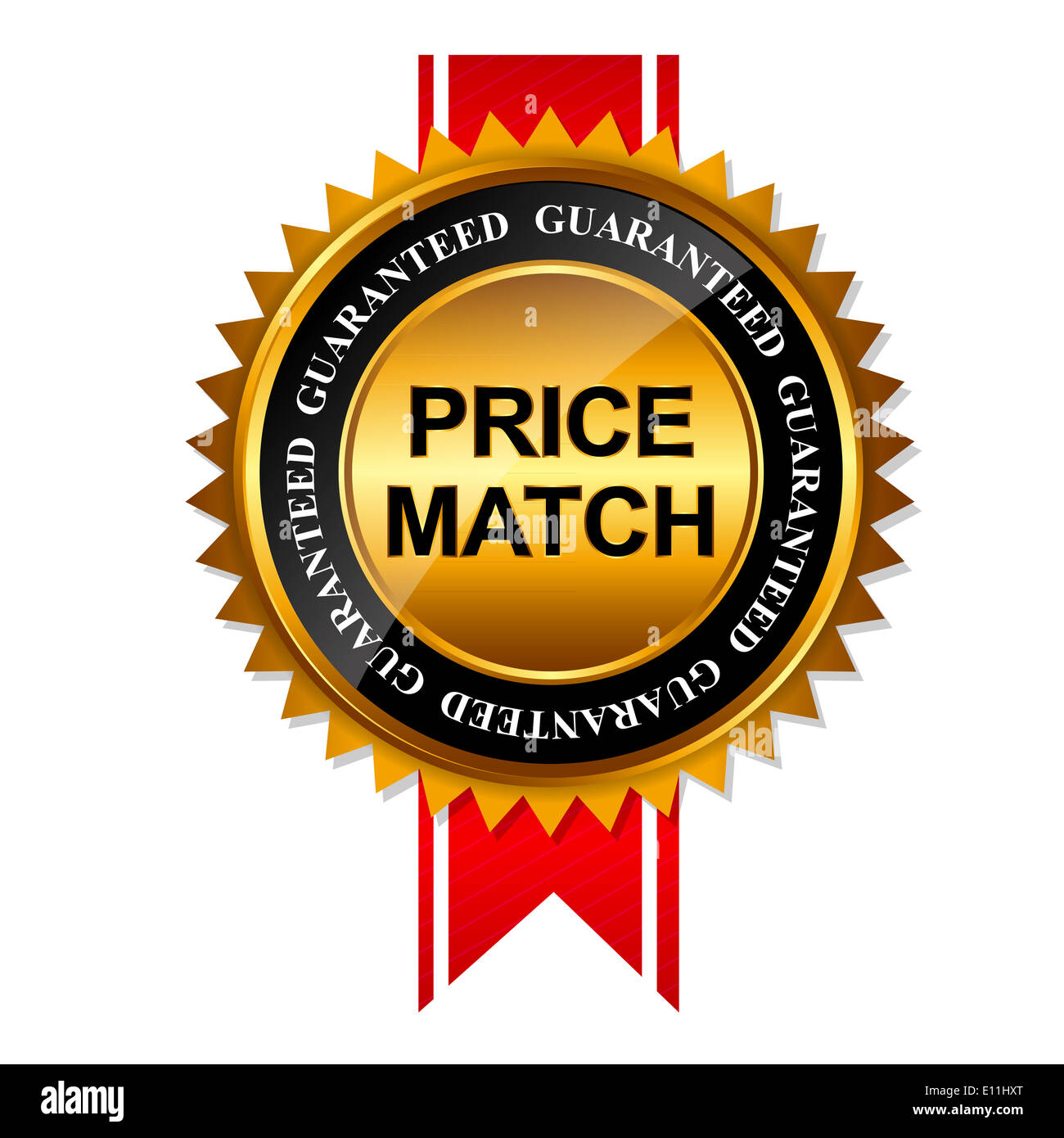 Gold Label Sign Template Vector Illustration Stock Photo - Alamy