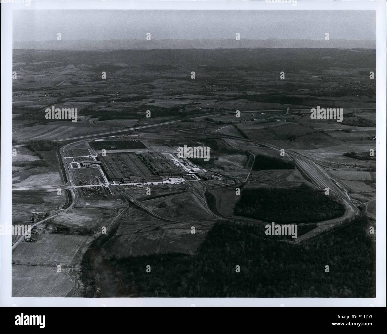 Apr. 04, 1978 - Aerial View of Volkswagen westmorland, VW's new ...