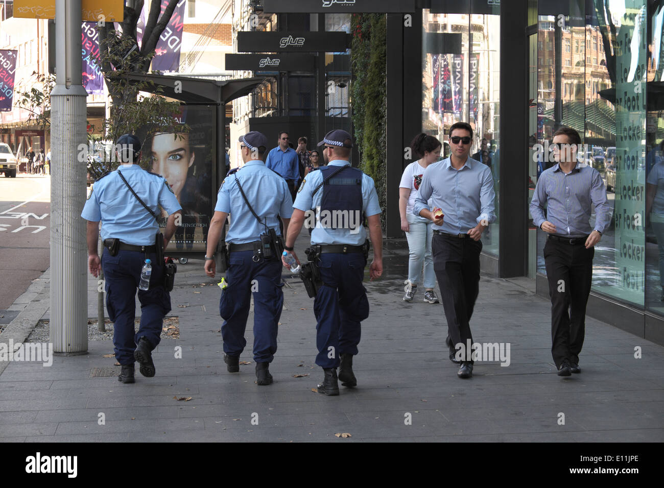 Sydney and NSW police force officers Stock Photo - Alamy