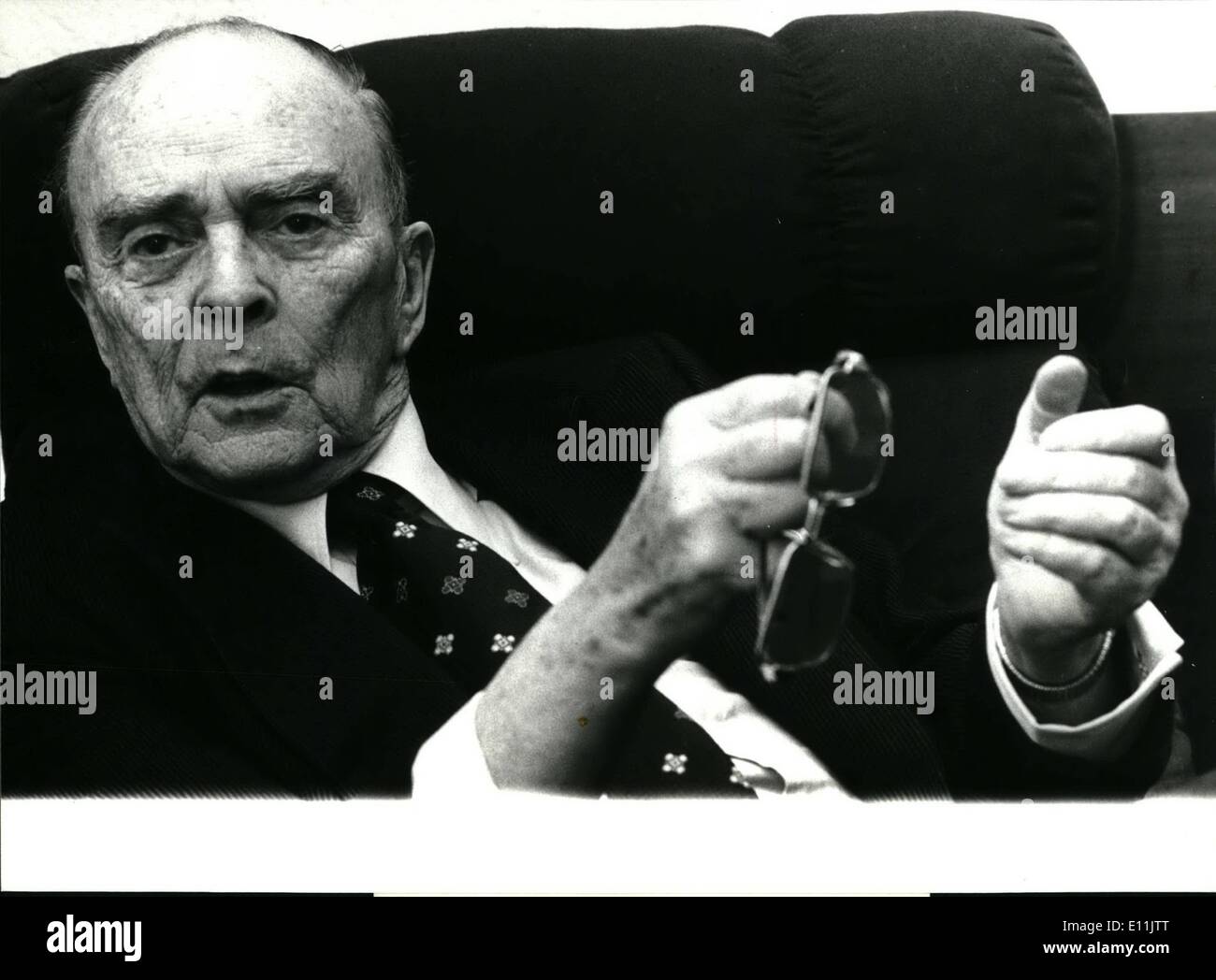 Aug. 08, 1978 - Founder of Amnesty International: Sean McBride, former ...