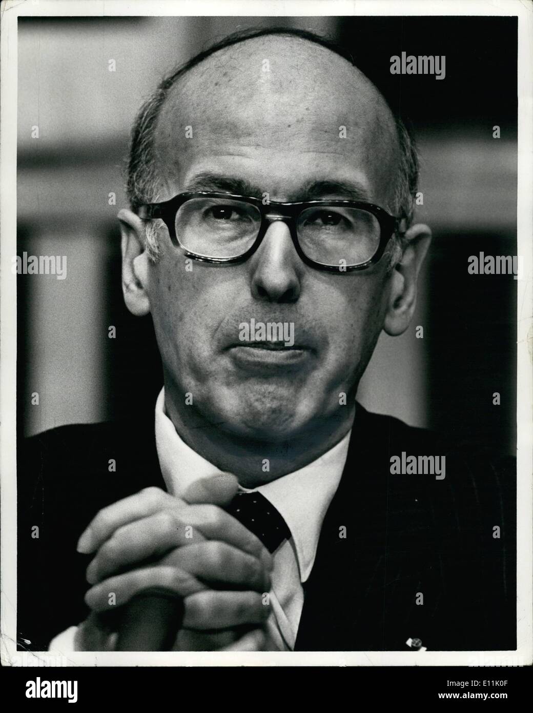 May 05, 1978 - French President Valery Giscard d'Estaing at new ...