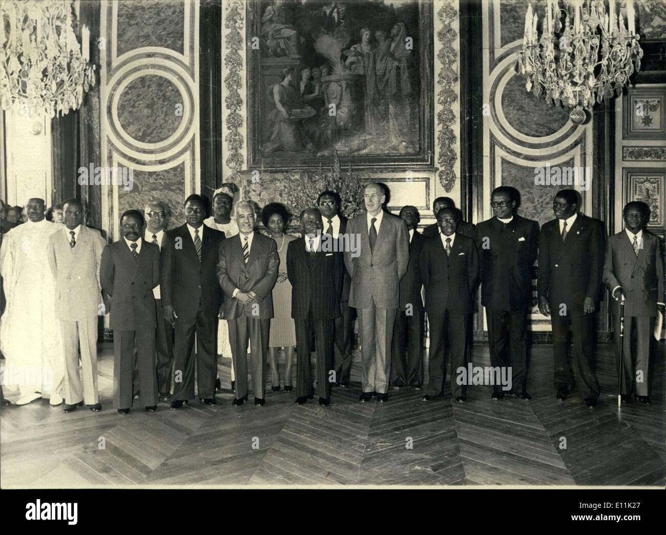 May 23, 1978 - Left to right: Mali's Colonel Moussa Traore, Nigeria's ...