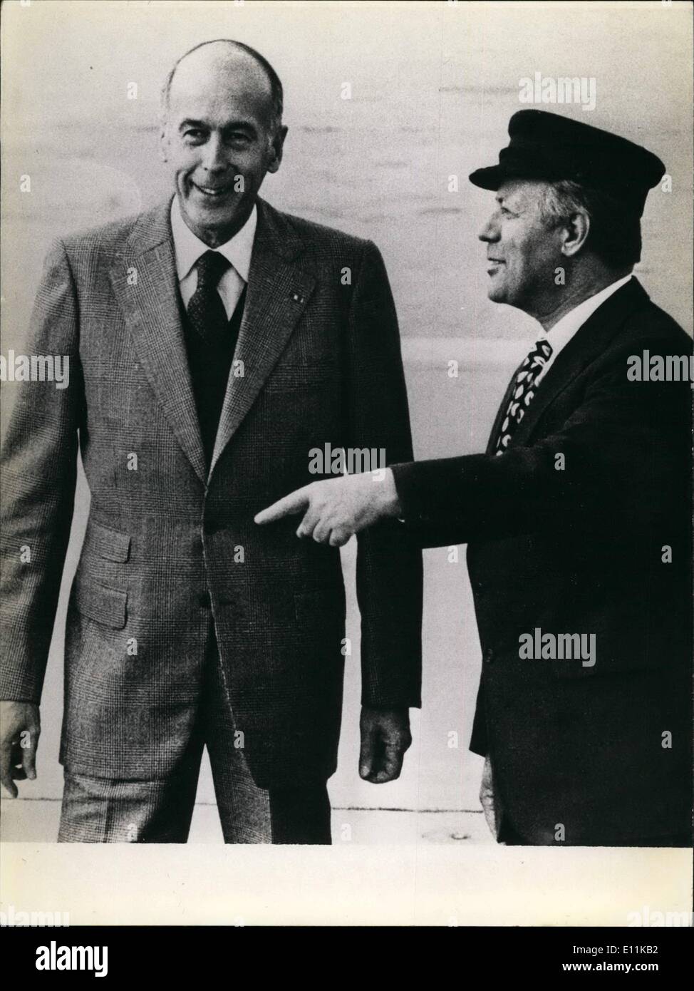 Jun. 06, 1978 - Meeting Giscard d'Estaing And Helmut Schmidt in Hamburg ...