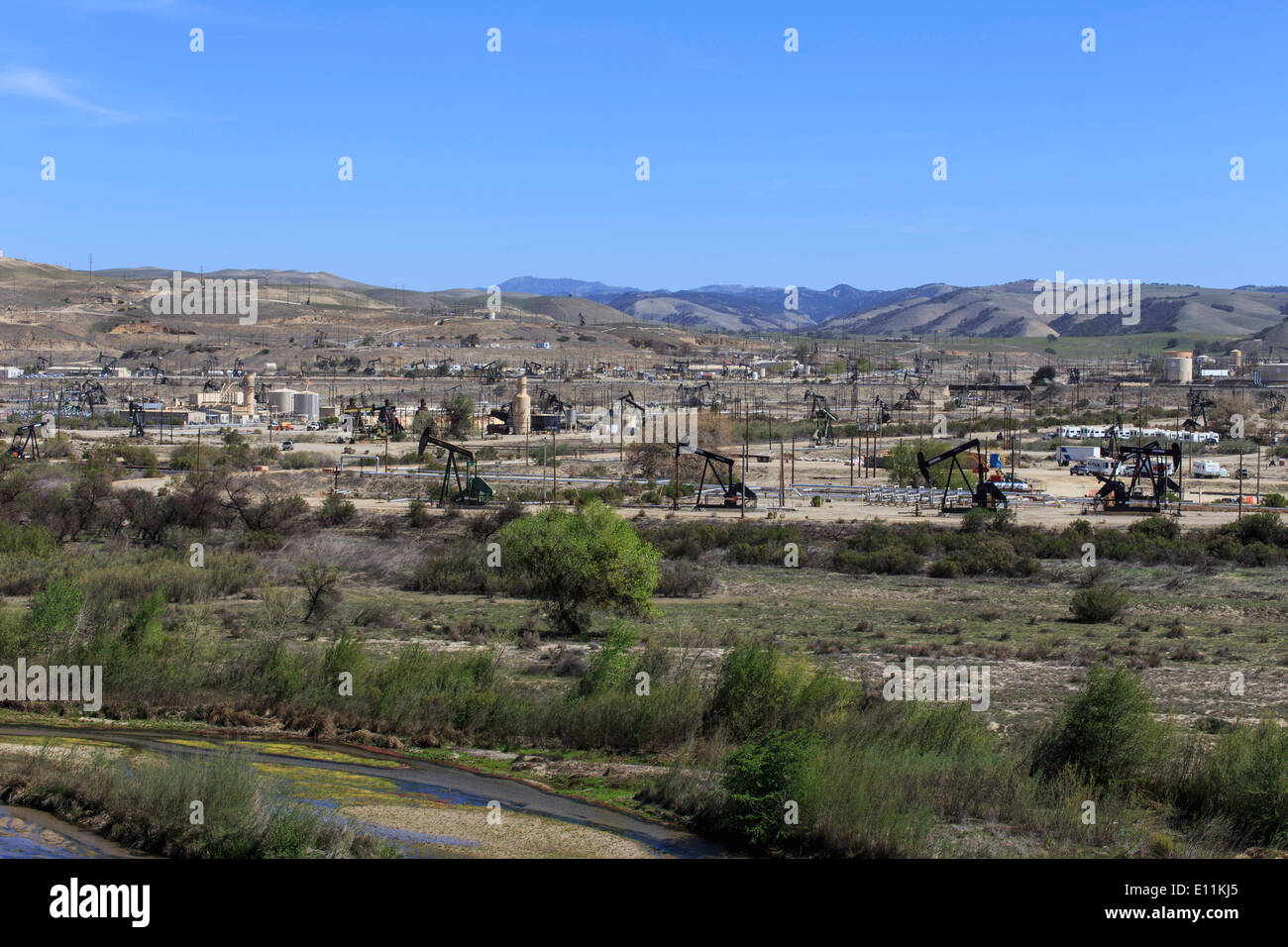 San Ardo Oil Field Stock Photo - Alamy