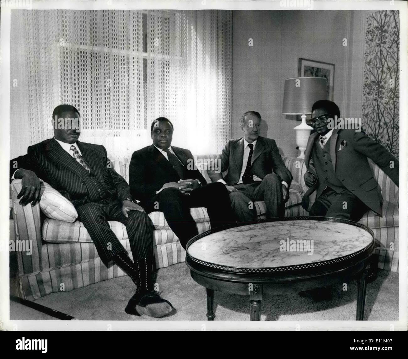 Oct. 10, 1978 - Ian Smith and the Rev. N. Sithole were joined on their ...