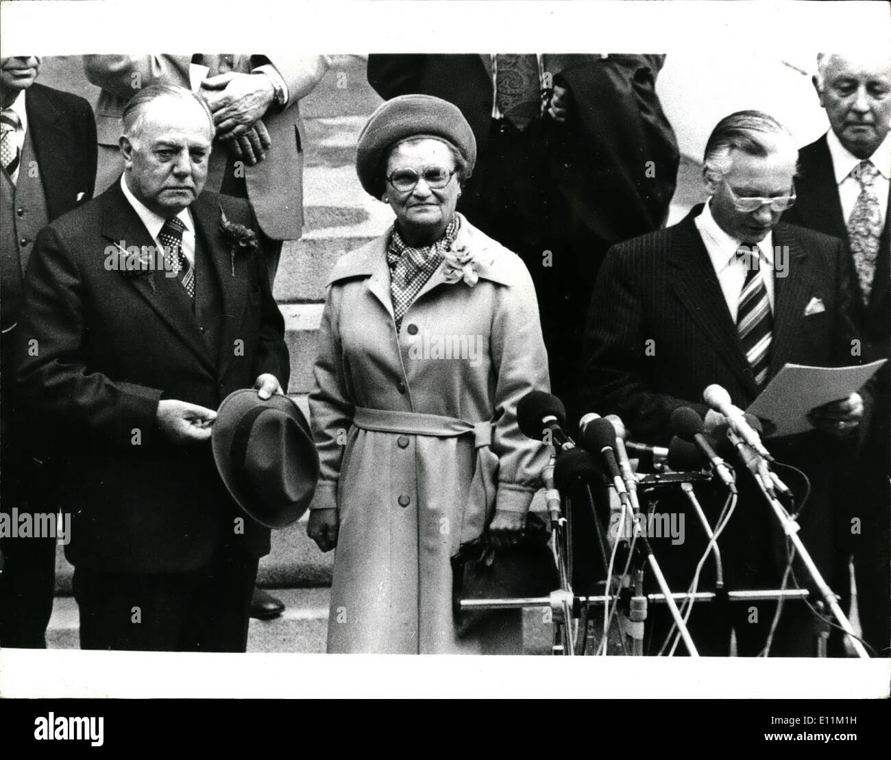 Oct. 10, 1978 - Former Prime Minister Vorster as President; Mr. John ...