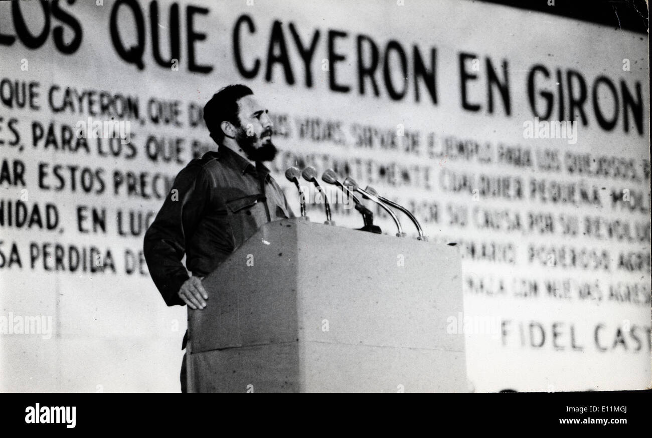 President of Cuba FIDEL ALEJANDRO CASTRO RUIZ spoke during the ...