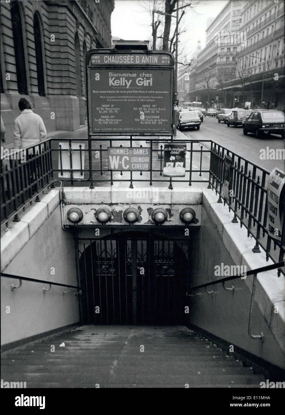 Feb. 09, 1979 - Strike for Increased Security in the Metro Stations ...