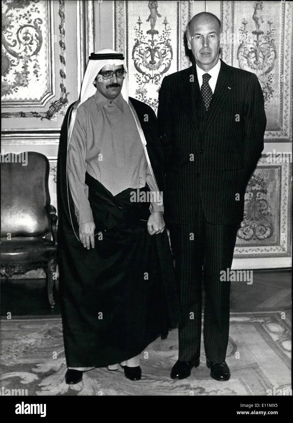 Mar. 03, 1979 - L'Ambassadeur Du Qatar A L'Elysee. Mr. Hamad-Abdel Aziz El Kowari, Nouvel ...