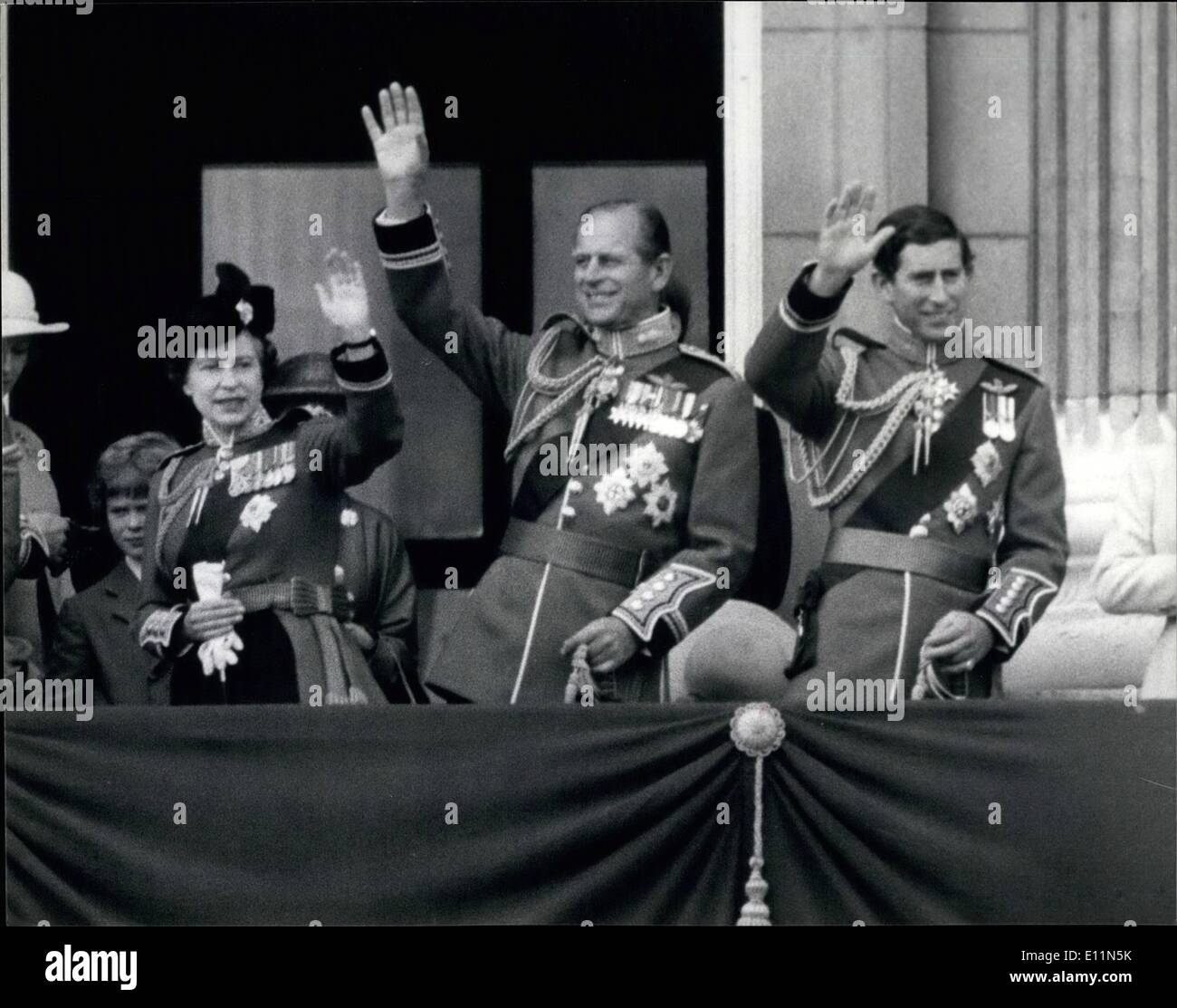 Prince charles trooping the colour hi-res stock photography and images ...